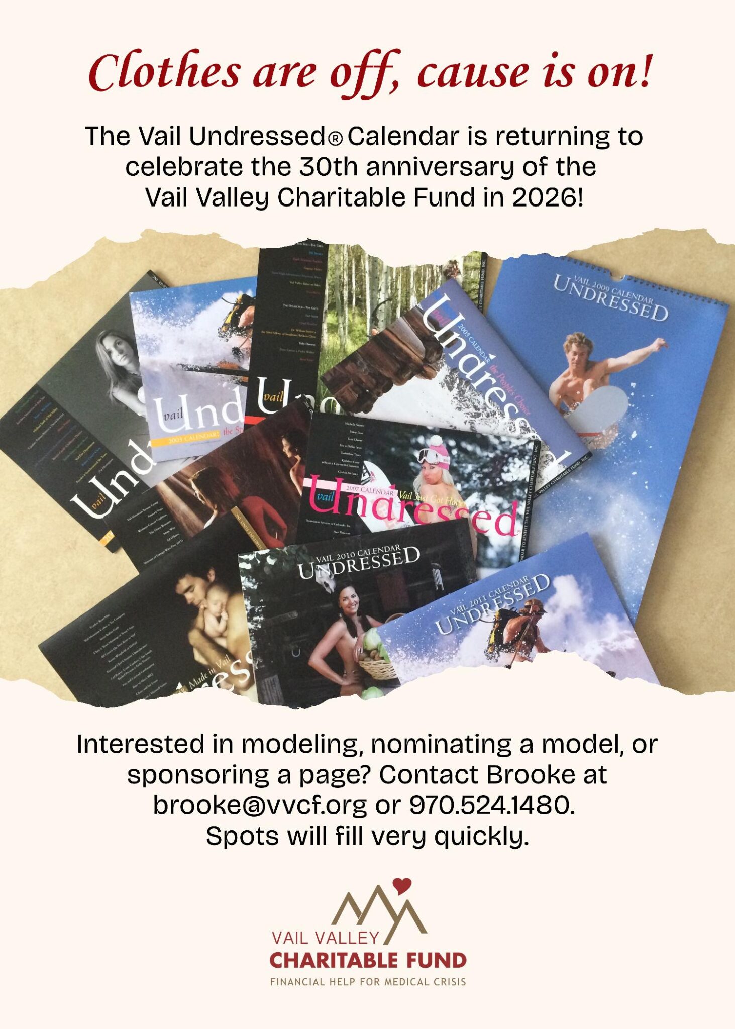 Vail Undressed Calendar Returns for VVCF’s 30th Anniversary – Vail ...